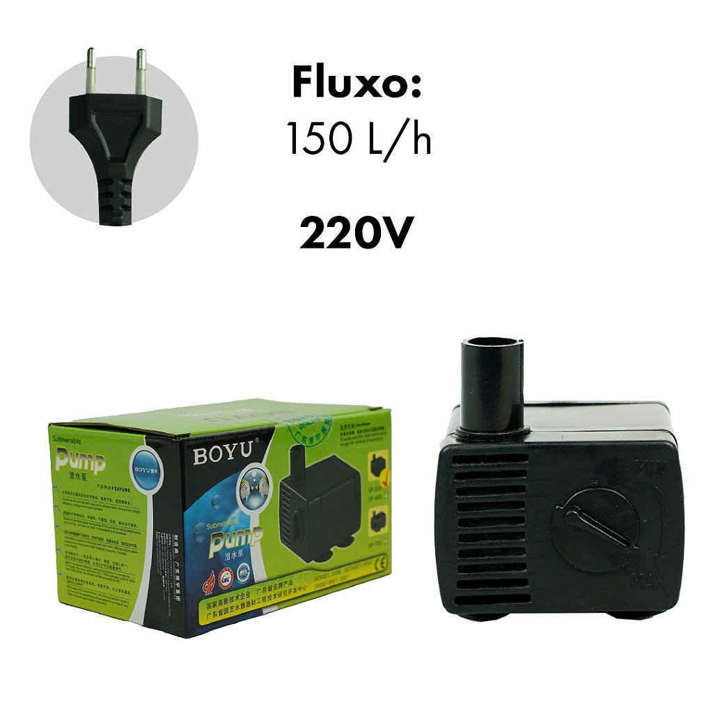 BOMBA SUB BOYU SP- 500 150L/H 220V - NEMO BOX