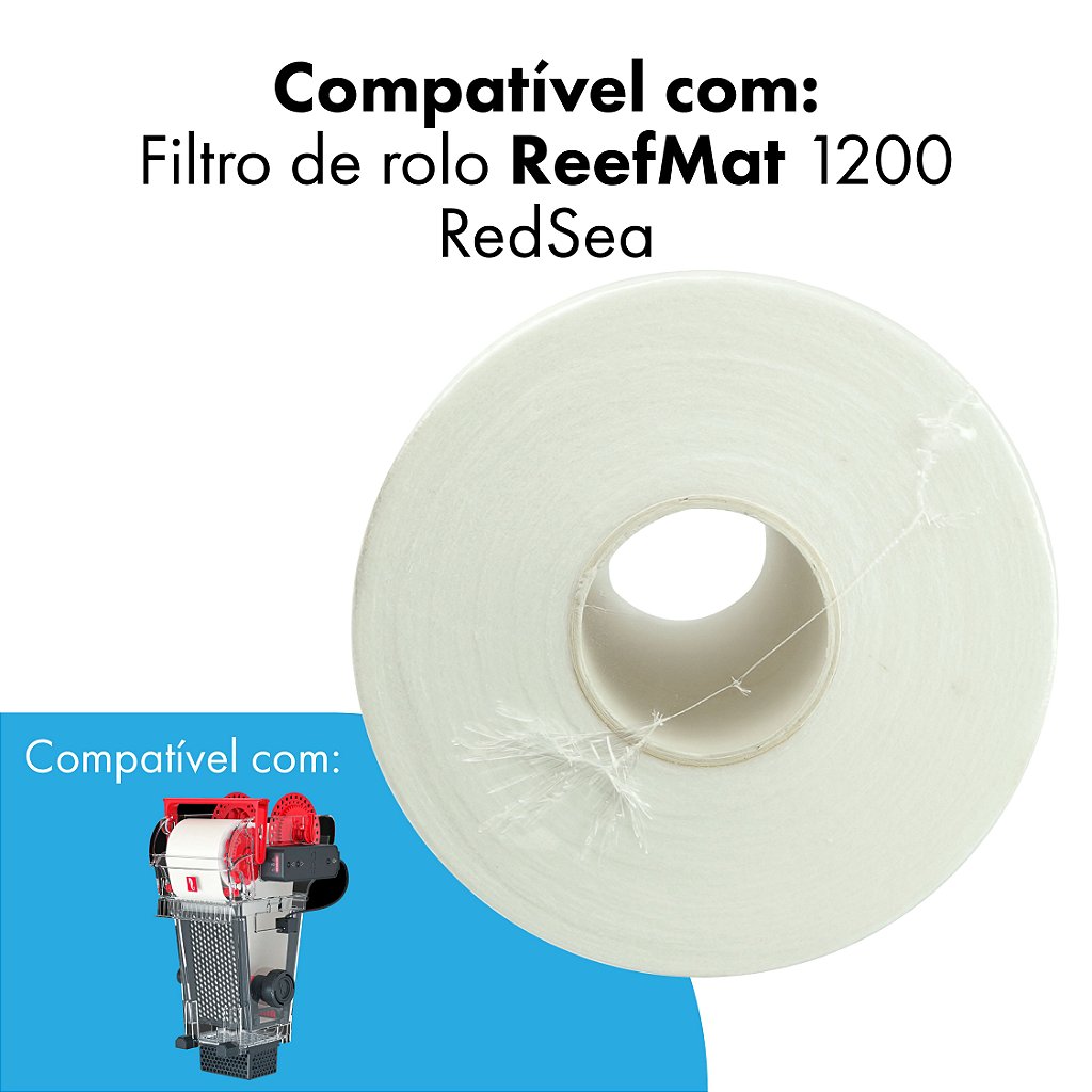 REFIL ROLLER FILTER RED SEA REEFMAT 1200 - FLEECE-ROLL - NEMO BOX
