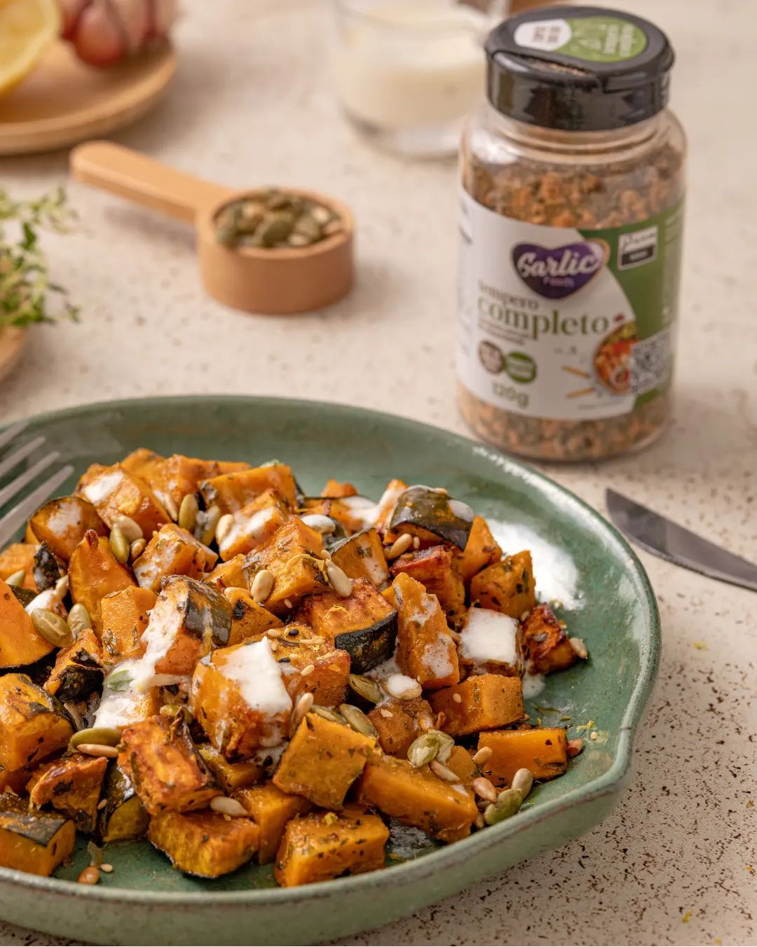 Mix Temperos Secos Garlic Foods Fit Completo 120g Sem Glúten - Garlic Foods