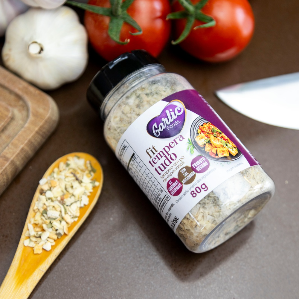 Mix Temperos Secos Garlic Foods Fit Tempera Tudo 80g Sem Glúten ...
