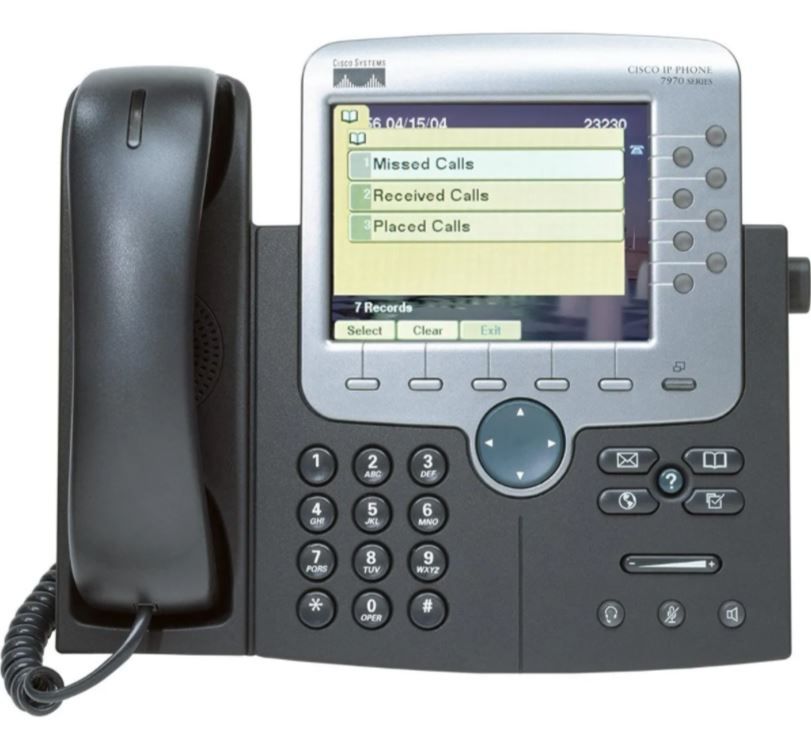 Telefone Cisco 7970 G - Unified IP Phone - Seminovo com Garantia 6 ...