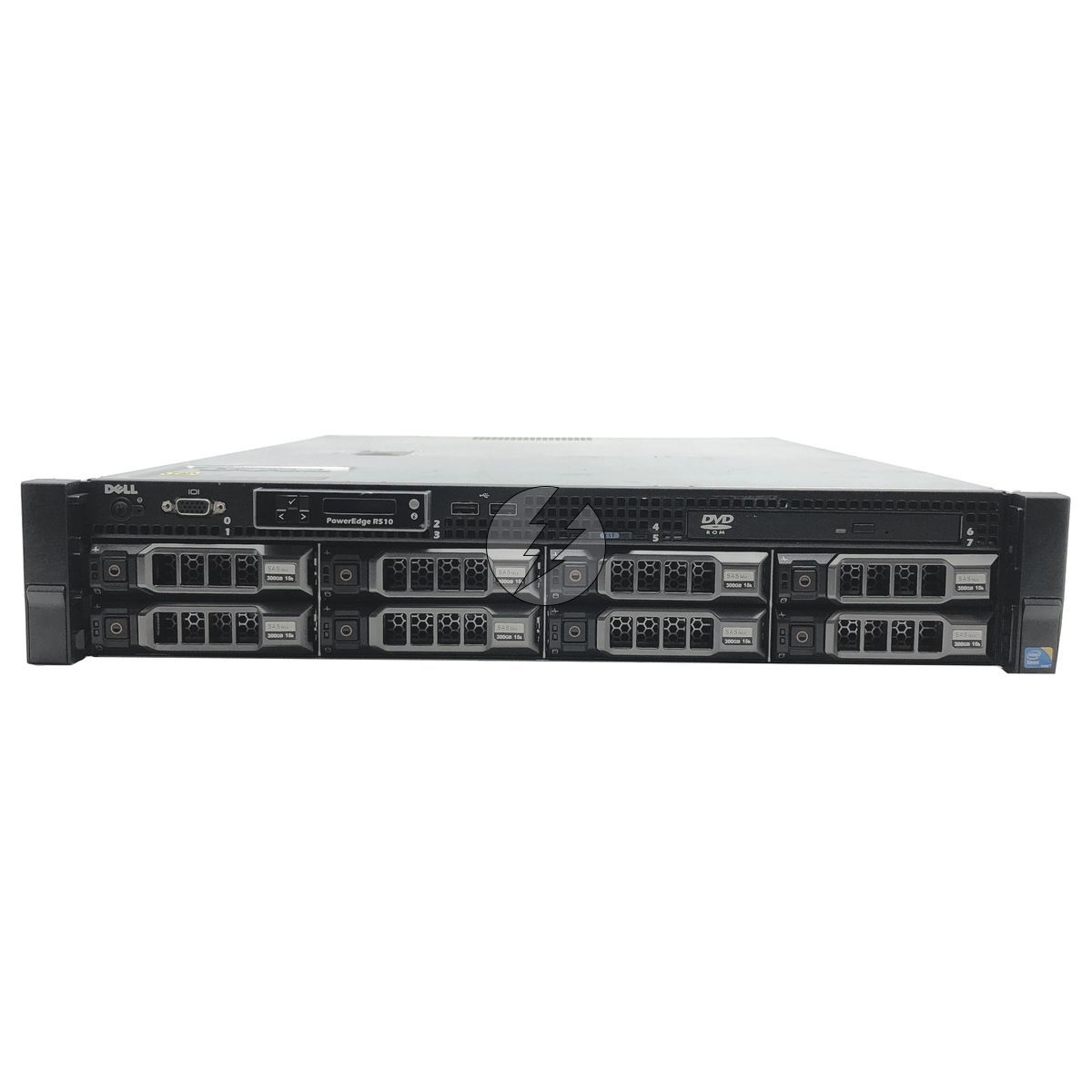 Servidor Dell R510 8B: 1 Xeon 6 Core, 64GB, 2x HD SAS 300GB + 18 Tera ...