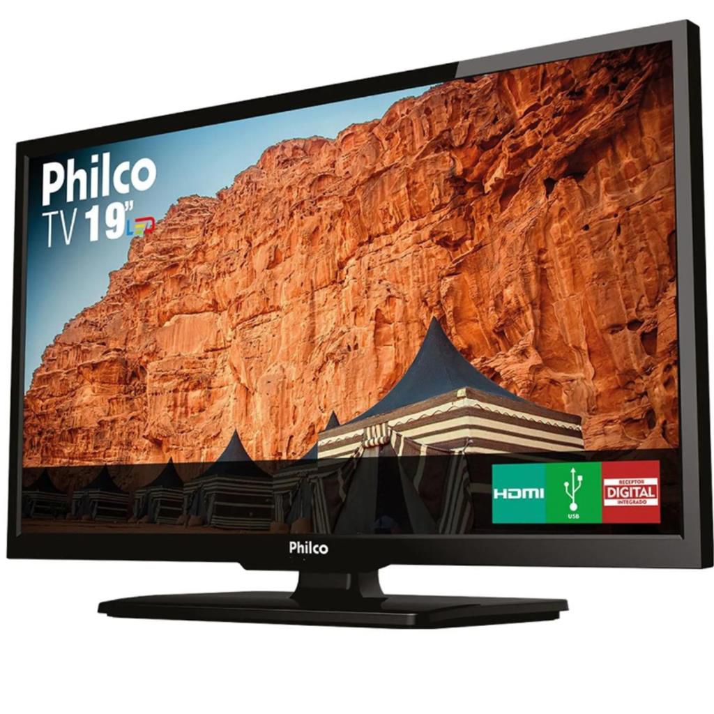 Monitor TV Philco LED 19 Polegadas, PH19B16D, Preto - ShockTI ...
