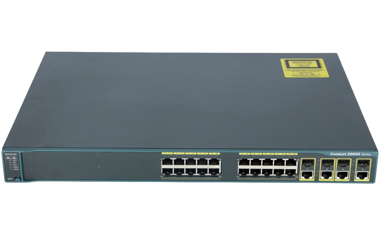 Switch Cisco Ws-c2960g-24tc-l 24 Portas , 4 Porta SFP Giga - ShockTI - Comércio de Informática