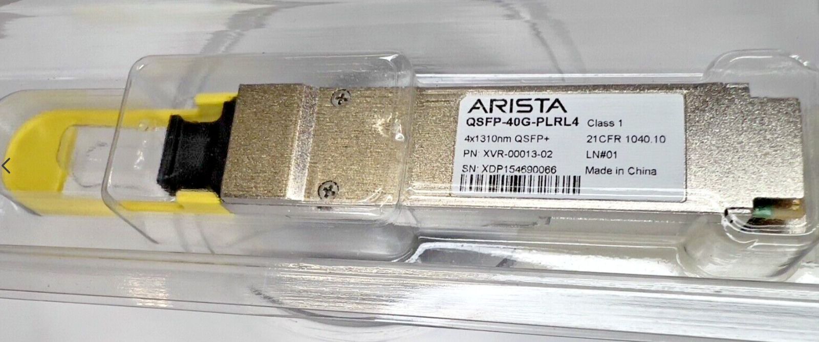 Gbic Arista 40G QSFP+, QSFP-40G-PLRL4 - ShockTI - Comércio de Informática