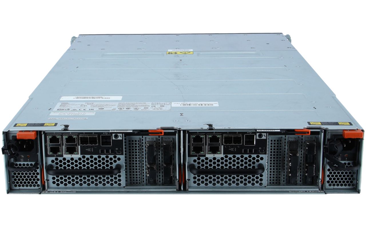 Storage IBM V7000 G2: Dual Controler, 8x Portas Fc 16Gb, 43.2 Tera Sas ...