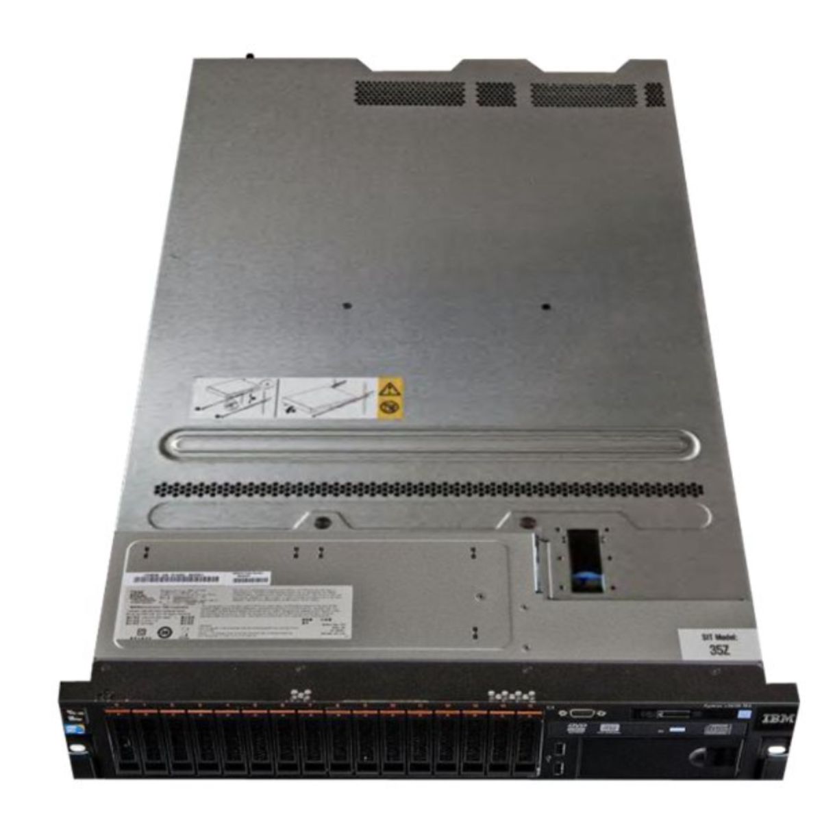 Servidor IBM X3650 M4 c/ 8 Baias de 2,5": 2 Xeon E5-2650, Ram 64Gb, 1 ...
