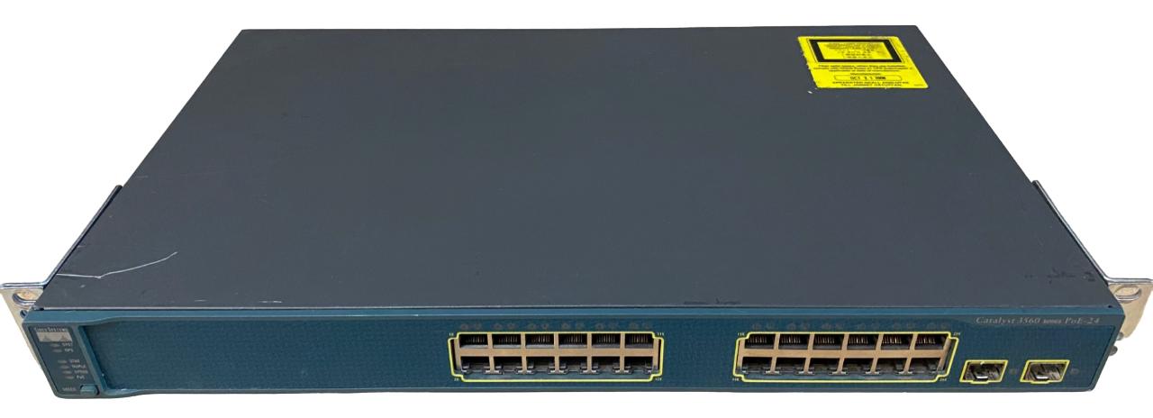 Switch Cisco 3560-24PS-S, 3560 24 Portas 10/100 Poe + 2 SFP - ShockTI ...
