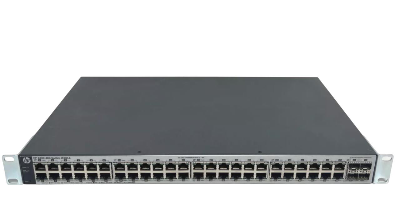 Switch HP 1820-48G (J9981A) 48x Portas 10/100/1000 + 4x SFP - ShockTI ...