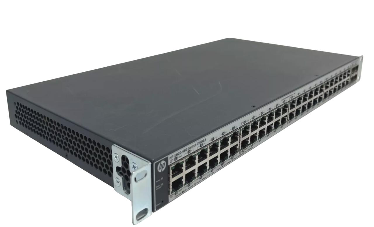Switch HP 1820-48G (J9981A) 48x Portas 10/100/1000 + 4x SFP - ShockTI ...