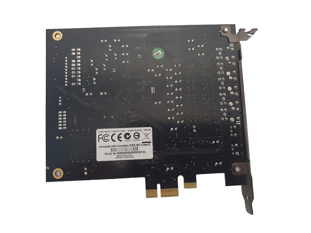 Placa Som Creative SB0880 PCI´e Sound Blaster Titanium - ShockTI ...
