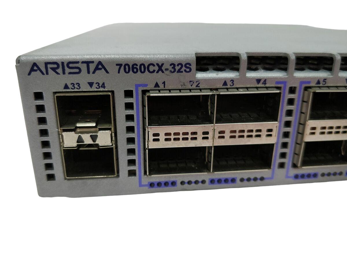 Switch Arista 7060CX-32S: 32x Portas QSFP, 2x SFP+, DC -48v - ShockTI ...