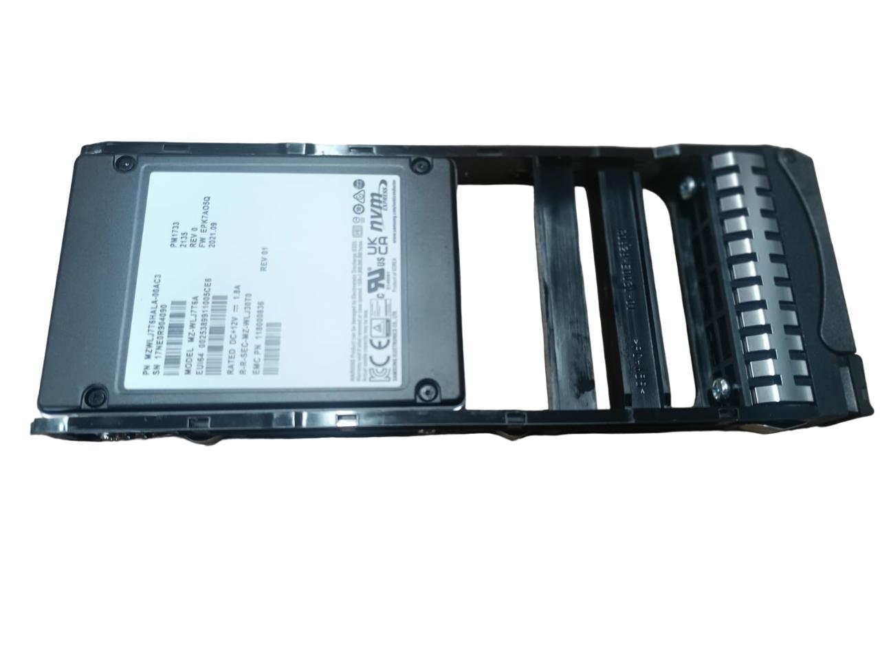 HD Nvme EMC 7.68TB U.2 2,5 PowerMax MZ-WLJ7T6a, com Gaveta - ShockTI ...