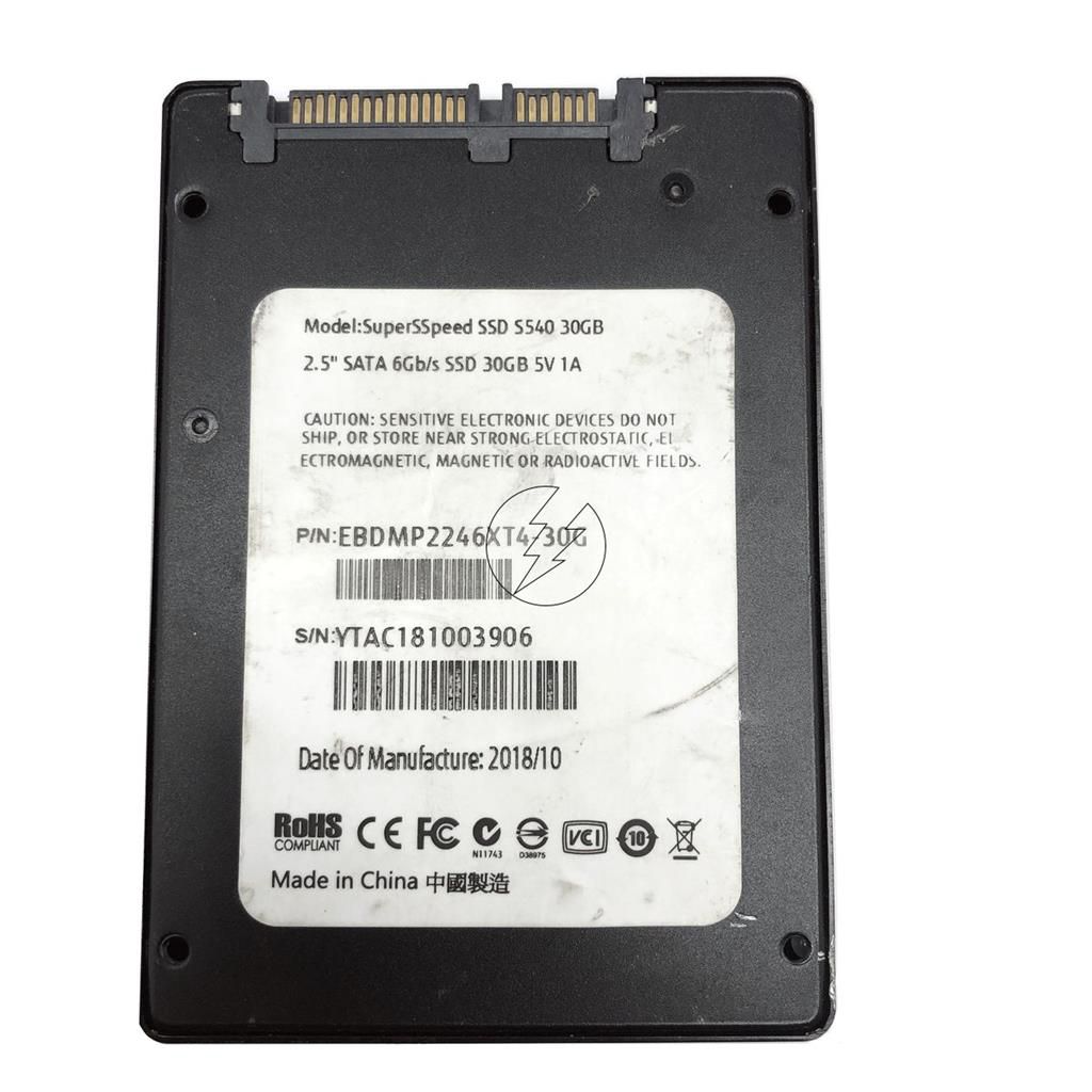 SSD 30GB 2,5" SATA, Diversas Marcas - ShockTI - Comércio de Informática