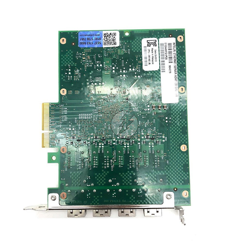 Placa de rede óptica Intel I340-F4 E1G44HFG1P20 c/ 4x módulo - ShockTI ...