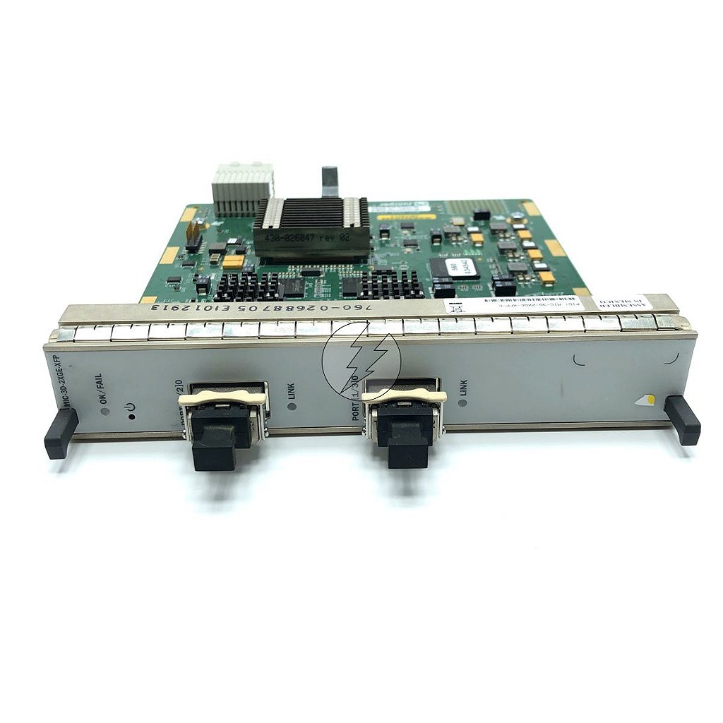 Placa de interface modular Juniper MIC-3D-2XGE-XFP c/ 2x tra - ShockTI ...