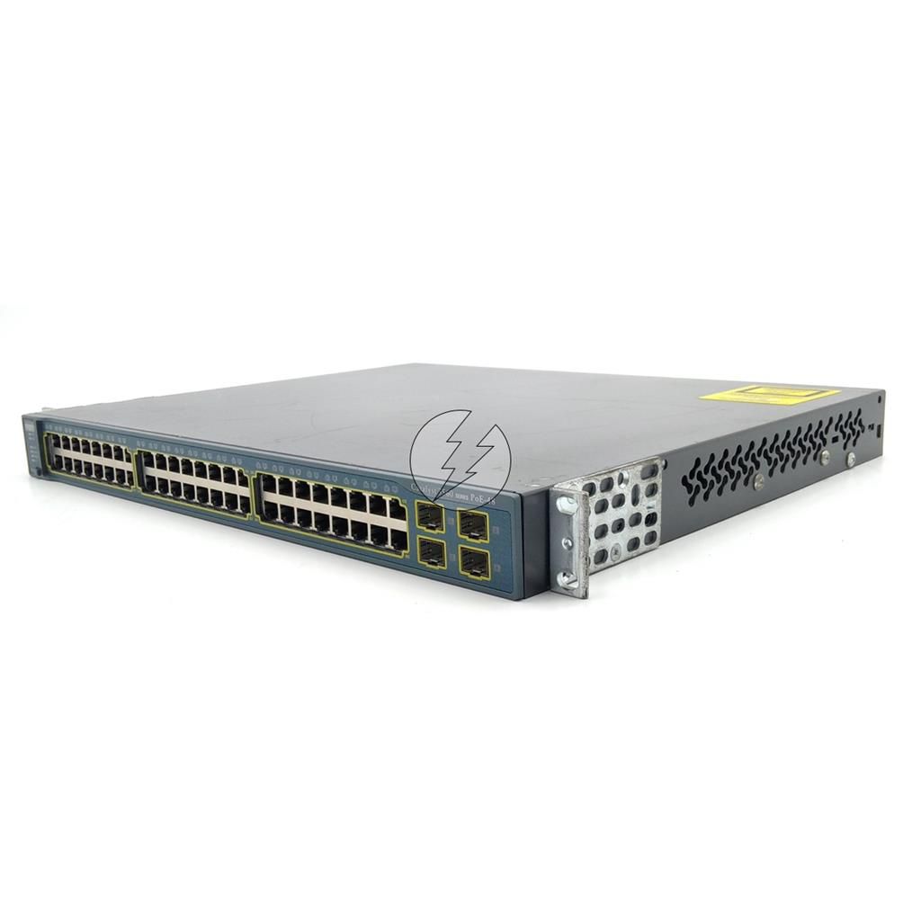 Switch Cisco Catalyst 3560 series PoE-48 WS-C3560-48PS-S: 48 - ShockTI ...