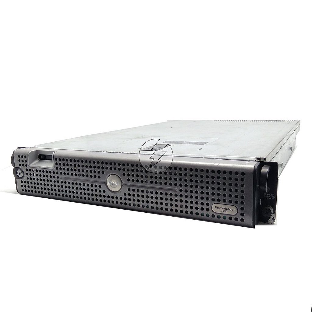 Servidor Dell PowerEdge 2950 G2: 2x Xeon 2 core, DDR2 32GB, Sem HD ...