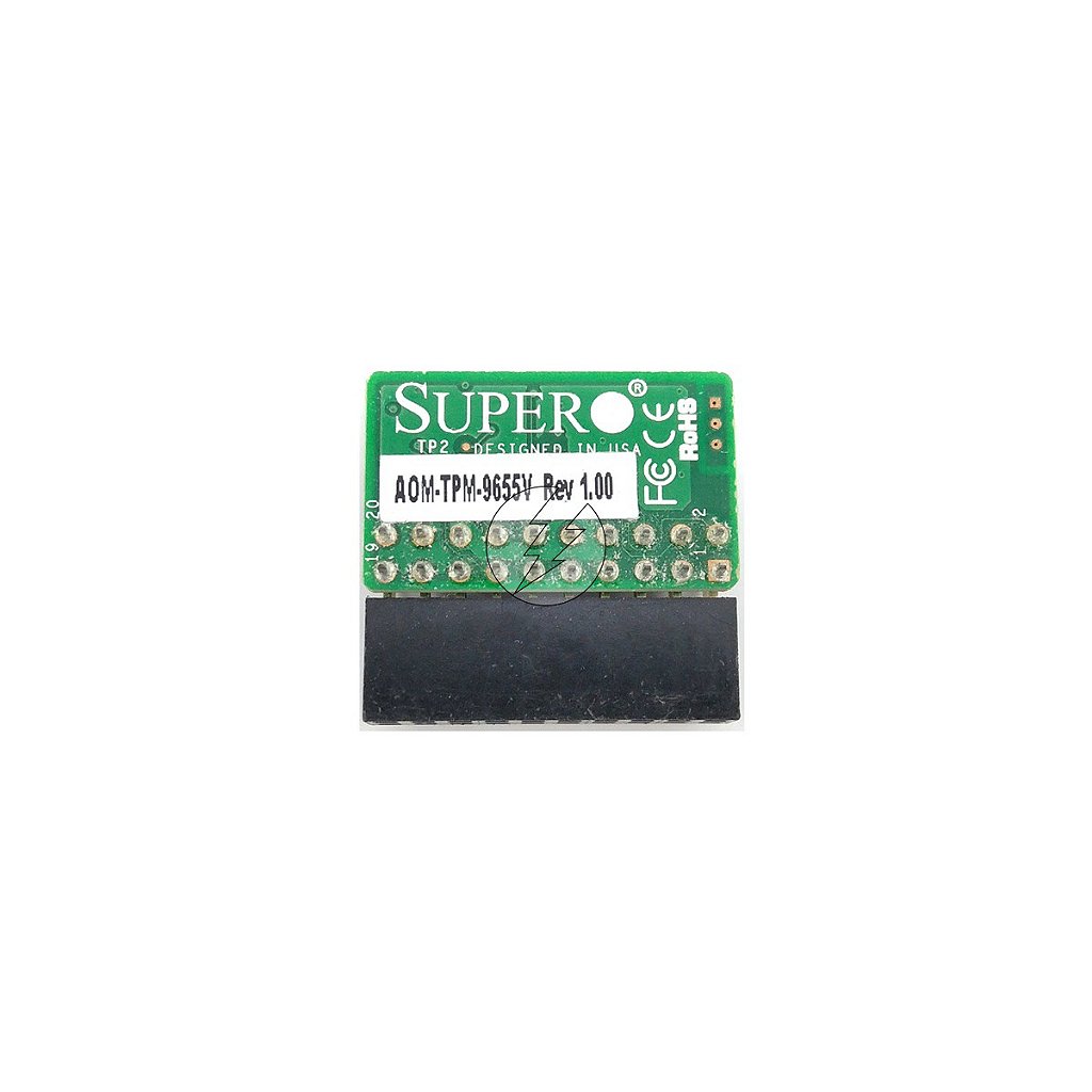 Chip segurança hardware Supermicro AOM-TPM-9655V, Mod Add on - ShockTI ...