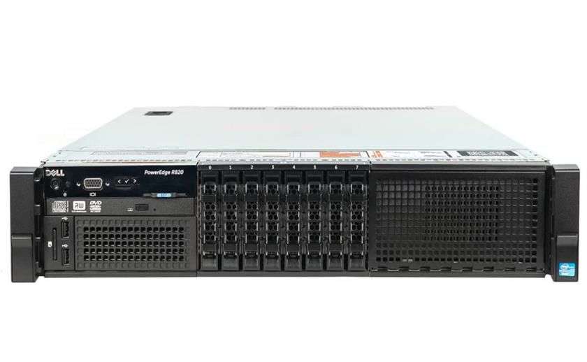Servidor Dell PowerEdge R820: 4x Xeon 8 core, DDR3 128GB, 2x SSD SAS ...