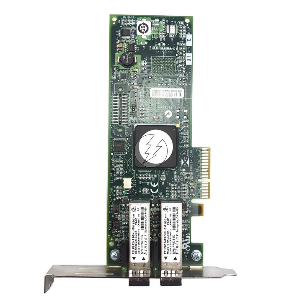 Placa Emulex LPE11002: PCI-E, 4Gb, Dual port - ShockTI - Comércio de ...