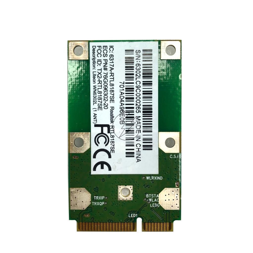 Placa Wireless de Notebook Realtek RTL8187SE - ShockTI - Comércio de ...