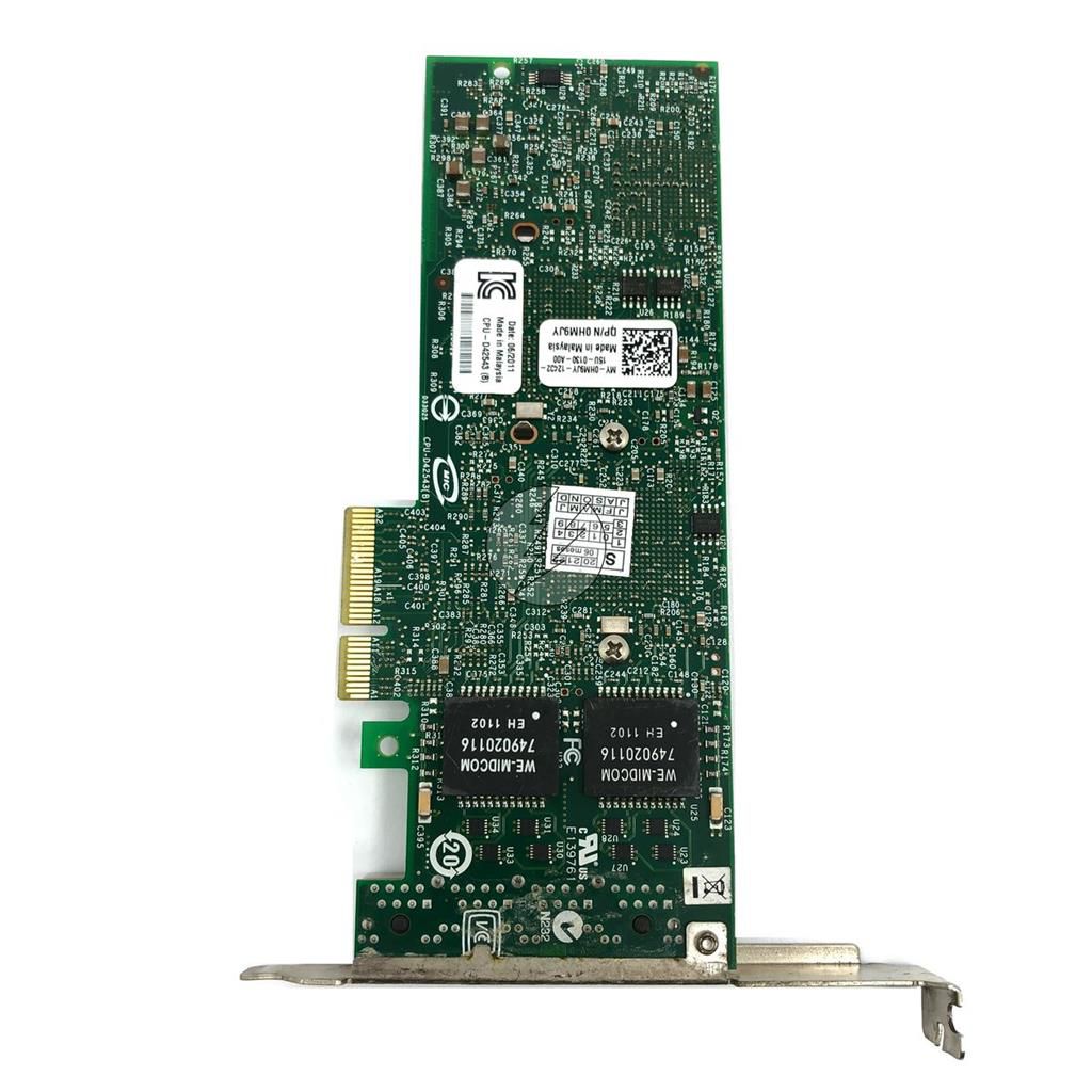 Placa de Rede Intel CPU-D42543 (B) 0HM9JY: PCI-E X4, 4x Port RJ45 10 ...