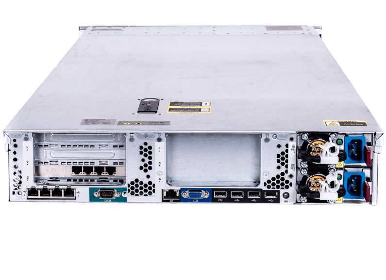 Servidor HP ProLiant DL380 G8 8 Baias: 2x Xeon 8 core, DDR3 32GB, 2x HD ...