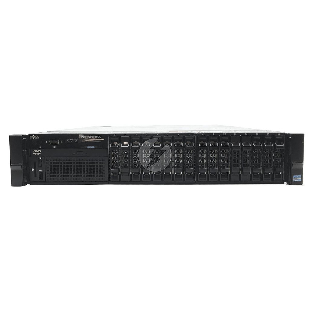 Kit Servidor Dell PowerEdge R720: 2x Xeon 6 core, DDR3 128GB, 2x HD ...