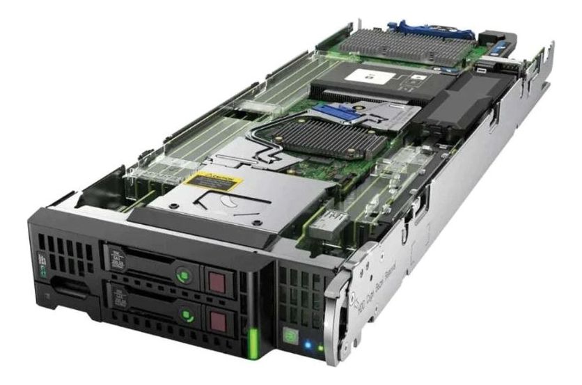 Lâmina de Servidor Proliant BL460c G8 2 Xeon 10 Núcleos, Ram 128Gb ...