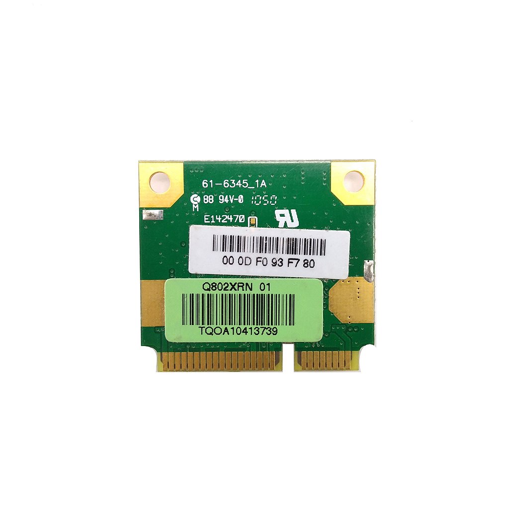 Placa Wireless Mini Pci´e Realtek Rtl8191se / Q802XRN-01 - ShockTI ...