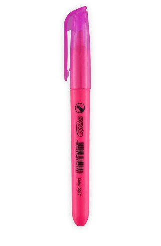 MARCA TEXTO FLUORESCENTE ROSA BRW - Boni Embalagens
