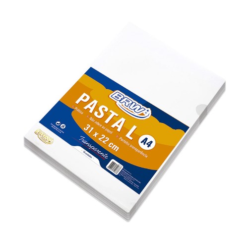 PASTA L A4 C/ 10 BRW - Boni Embalagens
