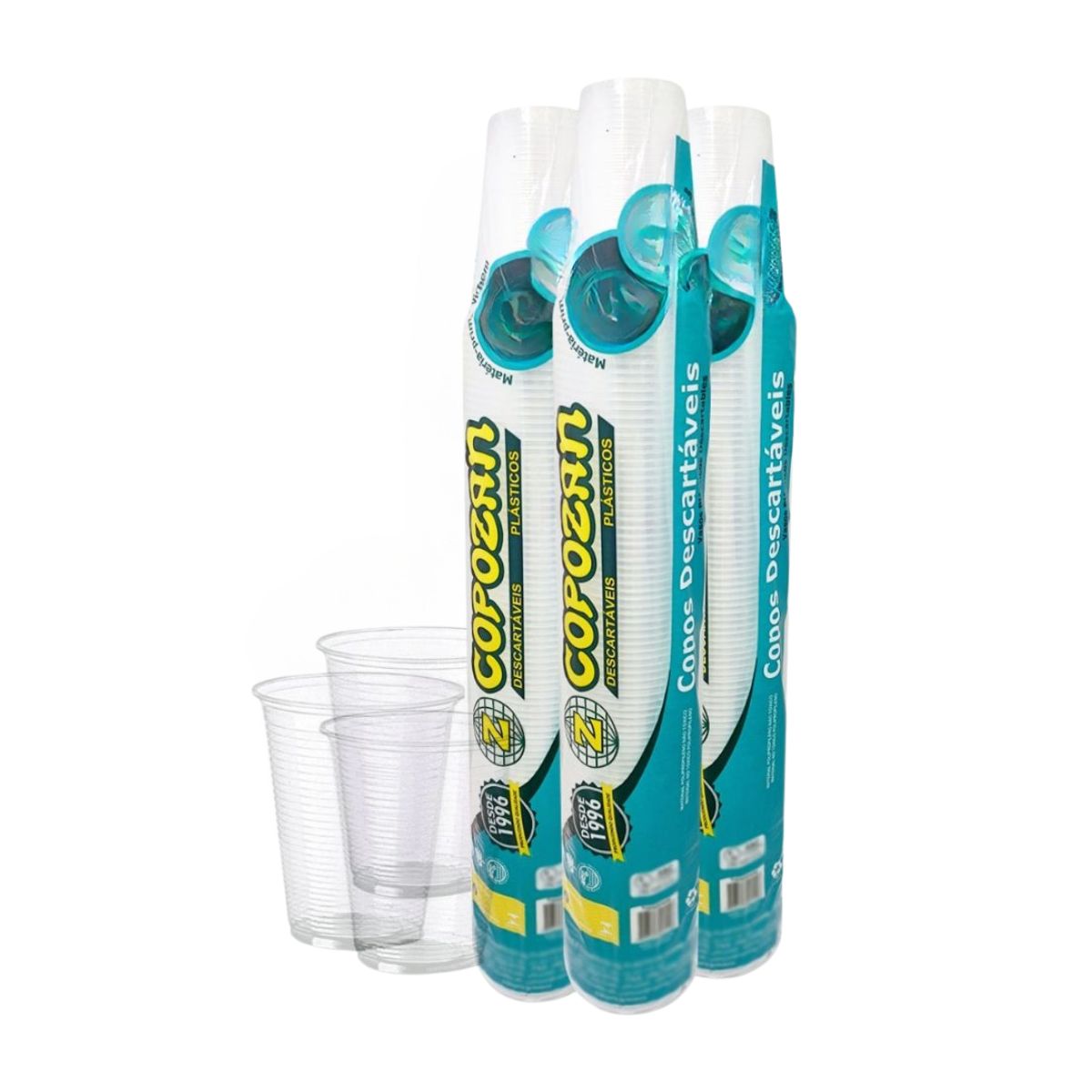 COPO COPOZAN 180 ml BRANCO C/ 100 - Boni Embalagens