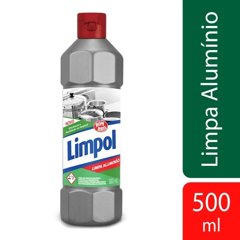 LIMPA ALUMÍNIO LIMPOL 500ML - Boni Embalagens