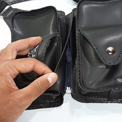 DIOMBO KIMUDA ZÍPER - PRETO PREMIUN ALTA PERFORMANCE - (VEGAN) - Kaic Bo