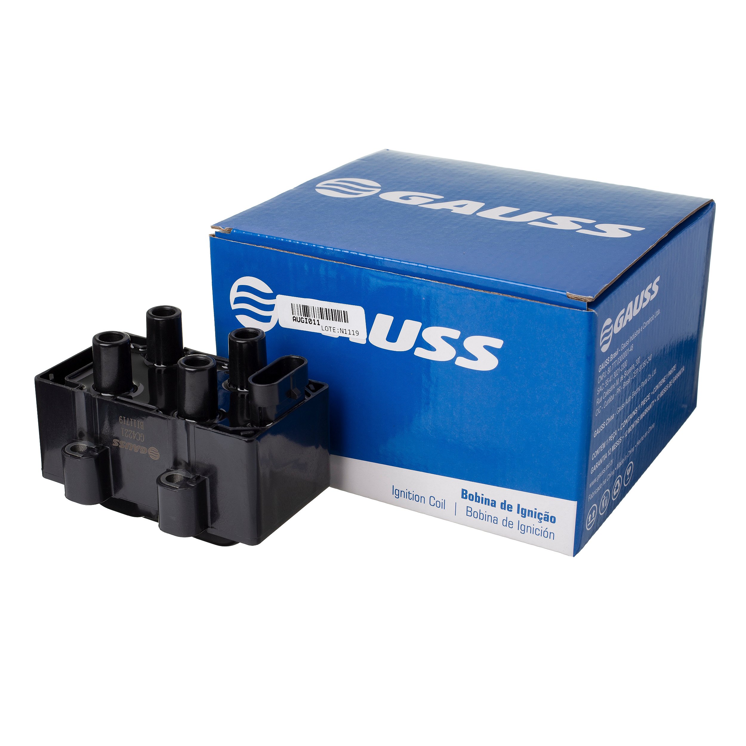 Bobina De Ignição Gauss Equivalente Bi0049Mm Magneti Marelli - MozBR ...