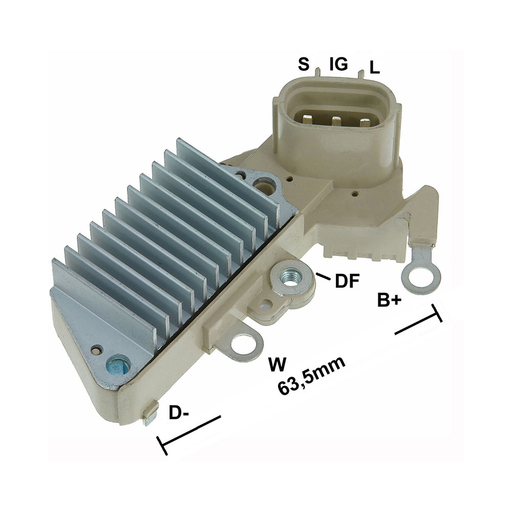 Regulador Alternador Gauss Equivale 126000-1640 nippondenso - MozBR ...