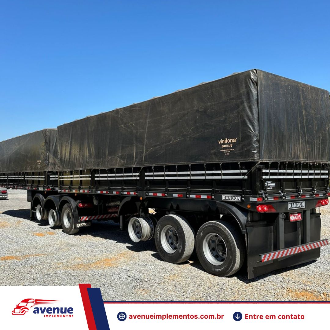 Rodotrem Randon 2002 - Avenue Implementos Rodoviários - Patos de Minas