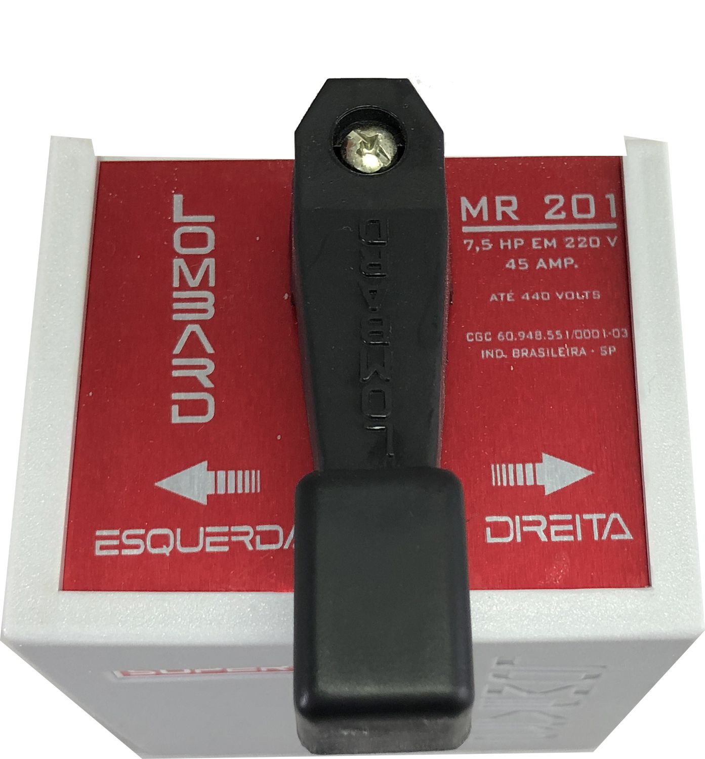 Chave Reversora Lombard 45A MR201 Monofásica - A Instaladora