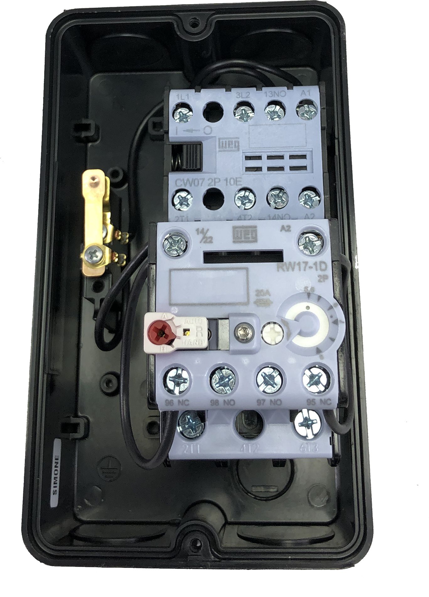 Chave Weg Partida Direta Magnética Mono 0,75cv- 1cv -220v - A Instaladora