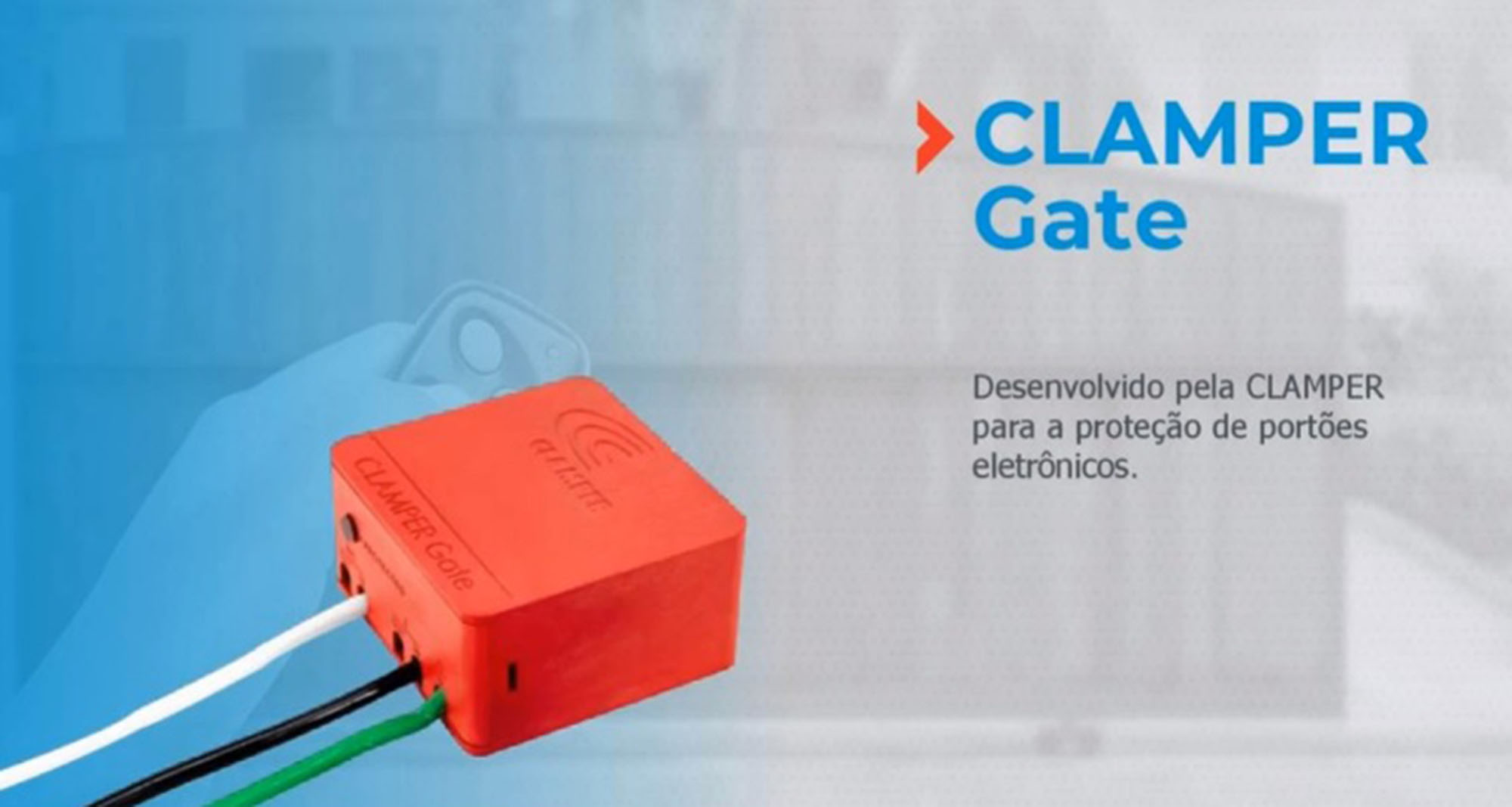 Protetor Surto Clamper Gate Motor De Portão Automatizador - A Instaladora