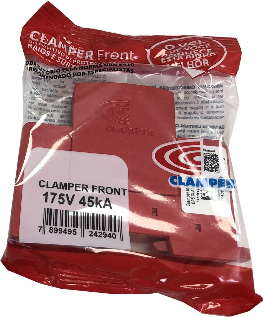 Protetor Surto Dps Clamper Anti Raio Vcl Front 175v 45ka C/2 - A ...