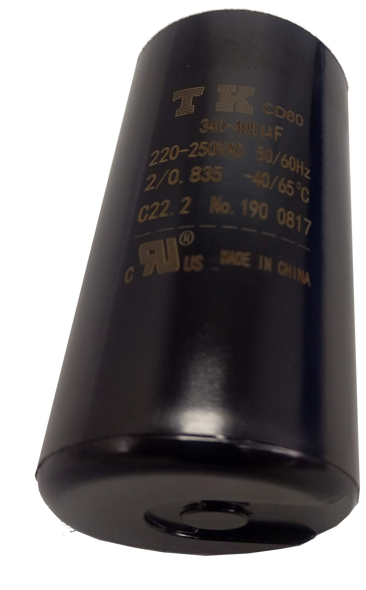 Capacitor de partida de motores TK 340-408- 220V - A Instaladora