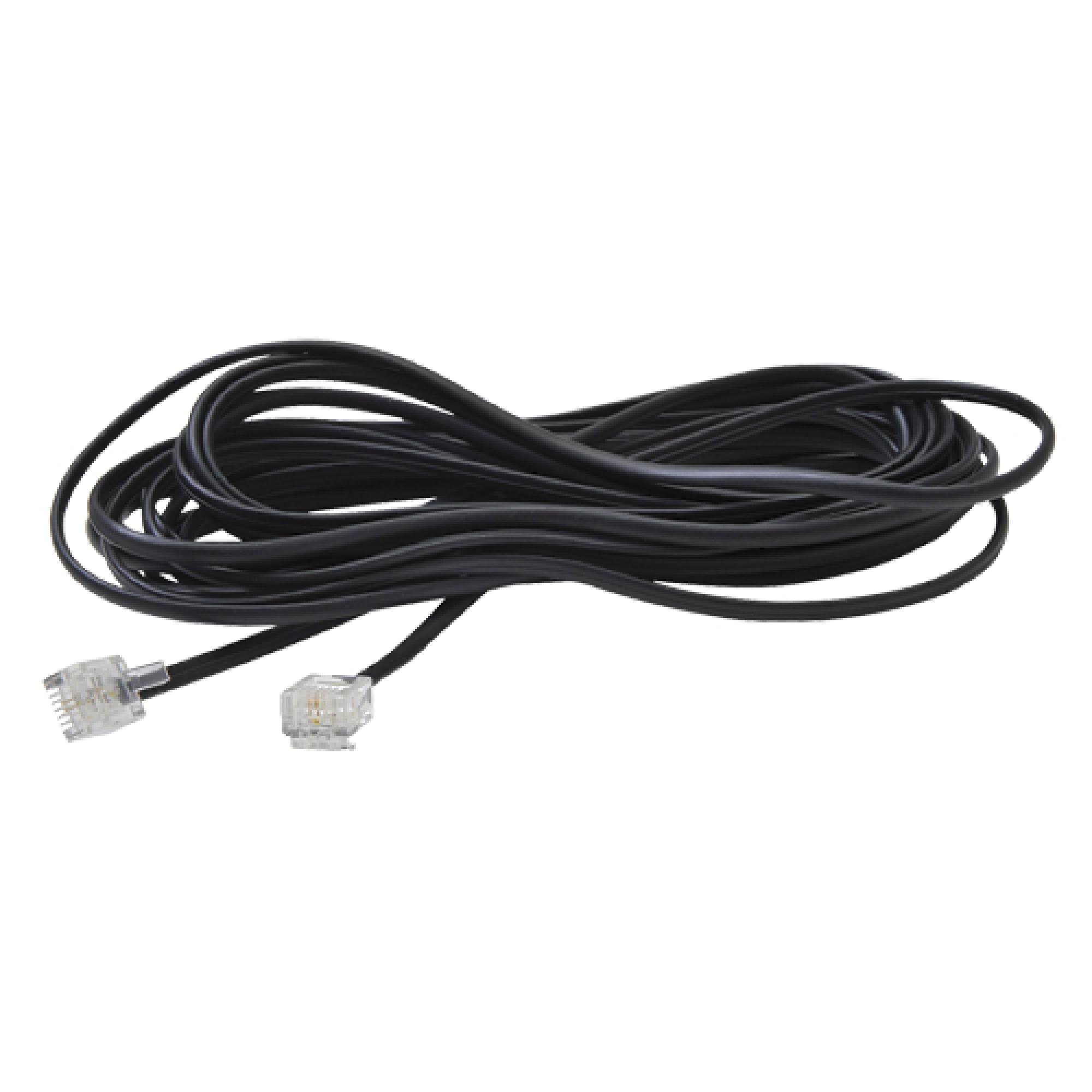 Cabo Para Telefone E Fax Rj11 X Rj11 5 Metros Preto - A Instaladora