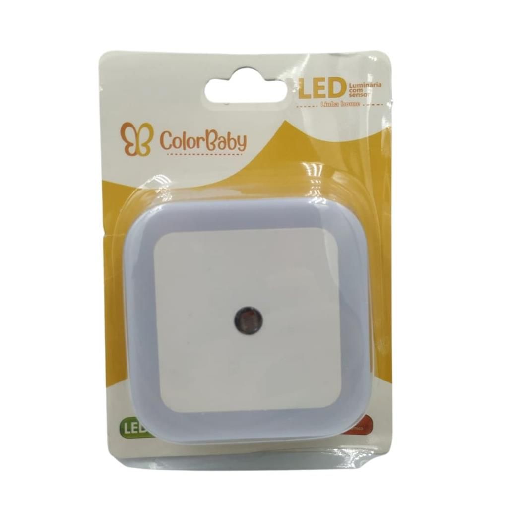 Luz Noturna bebê Led com Sensor Automático - Color Baby - Incontro ...