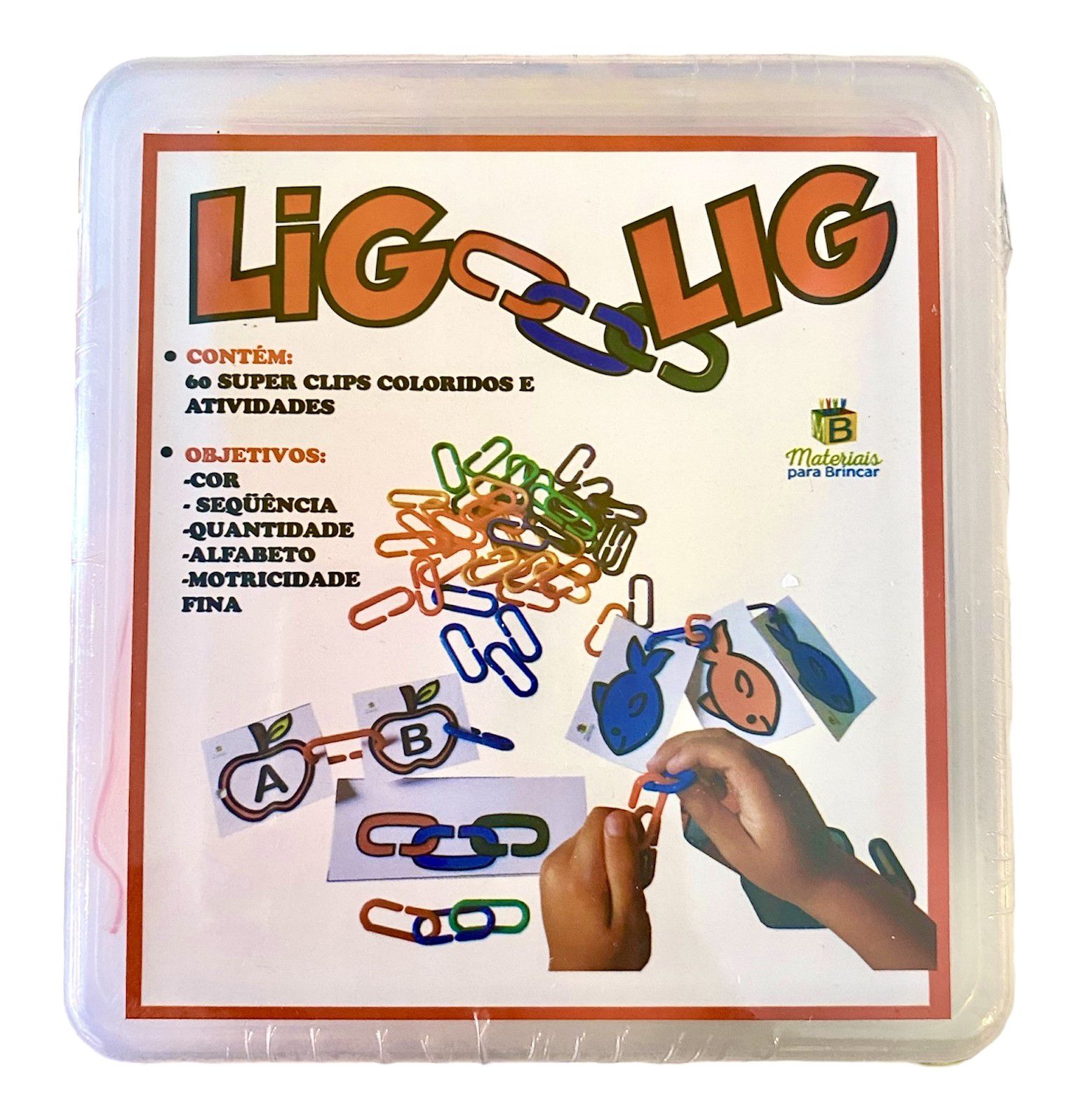 Lig Lig Cores Sequências Alfabeto e Números - Materiais para Brincar ...