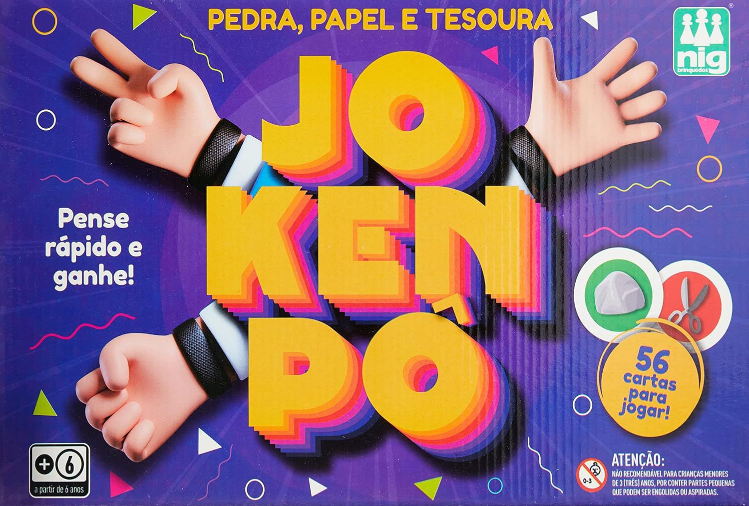 Jogo Jokenpô - Nig Brinquedos | Alternativa Brinquedos - Alternativa ...