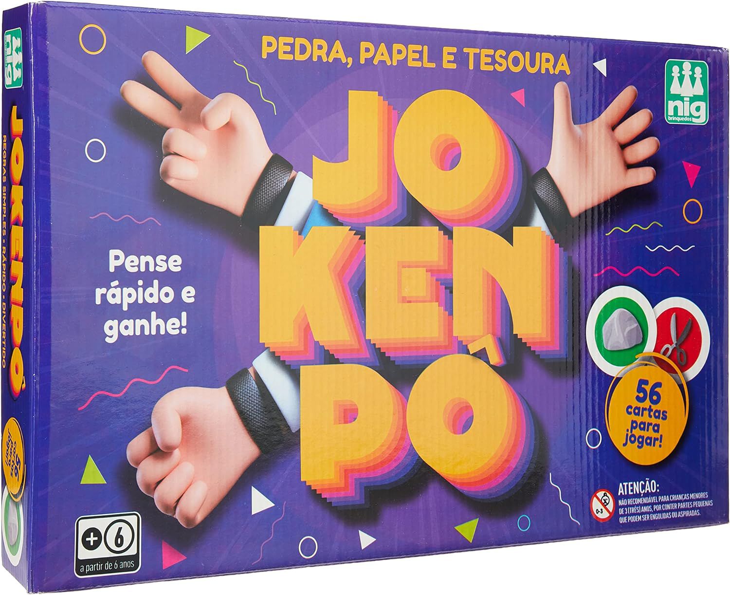 Jogo Jokenpô - Nig Brinquedos | Alternativa Brinquedos - Alternativa ...