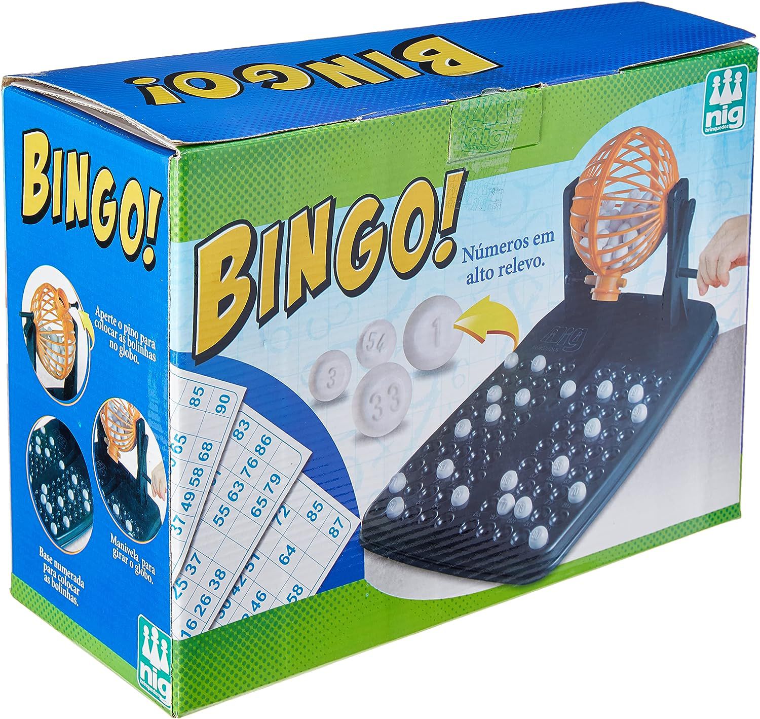 Jogo Bingo 48 Cartelas - Nig Brinquedos | Alternativa Brinquedos ...